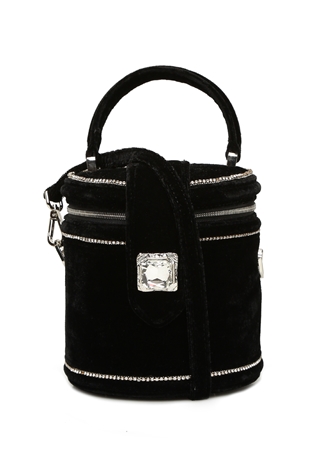 Raisa Vanessa Kadın Siyah Taşlı Abiye Çanta EU