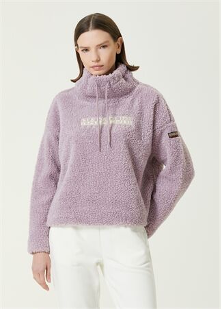 Napapijri Kadın Teide Lila Dik Yaka Polar Sweatshirt Pembe S EU Napapijri Kadın Teide Lila Dik Yaka Polar Sweatshirt Pembe S EU
