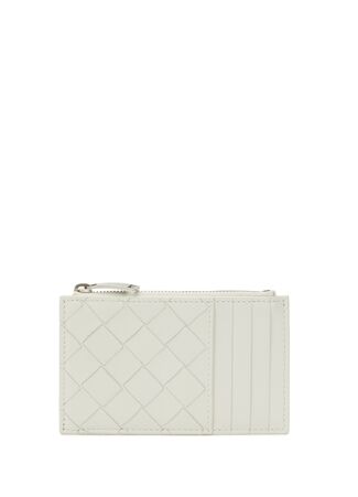 Bottega Veneta Kadın Beyaz Örgü Deri Kartlık EU