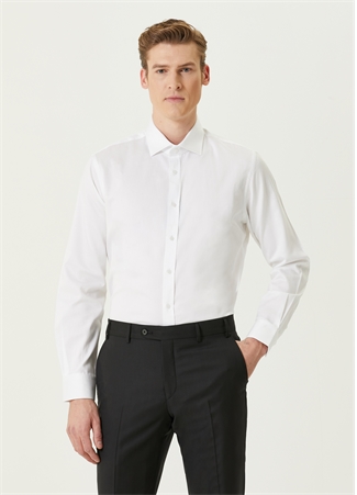 Beymen Collection Erkek Custom Fit Beyaz French Yaka Gömlek 38 Eu Beymen Collection Erkek Custom Fit Beyaz French Yaka Gömlek 38 Eu