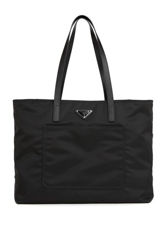 Prada Kadın Siyah Logo Detaylı Çanta EU
