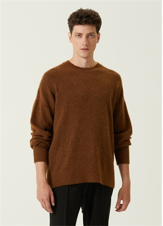 Allsaints Erkek Ewan Kahverengi Desen Detaylı Kazak XS EU Allsaints Erkek Ewan Kahverengi Desen Detaylı Kazak XS EU