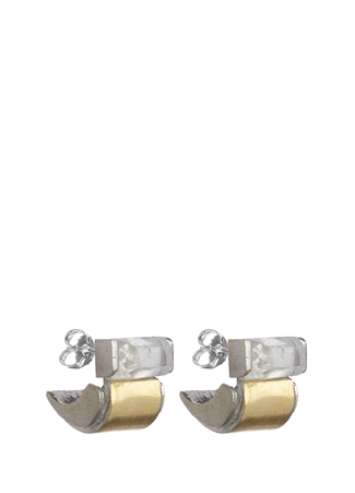 Fidelle Kadın Quartz Taşlı Altın Rengi Kaplama Küpe EU Fidelle Kadın Quartz Taşlı Altın Rengi Kaplama Küpe EU