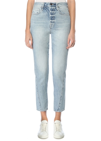Frame Denim Kadın Le Original Skinny Twist Jean Pantolon Mavi 26 US