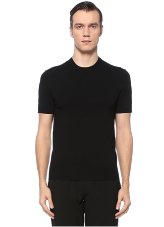 Neil Barrett Erkek Siyah Kısa Kollu Triko M EU Neil Barrett Erkek Siyah Kısa Kollu Triko M EU
