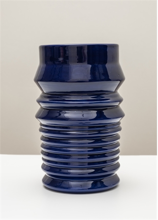 Vibe Lapis Mavi Geometrik Formlu Seramik Vazo Vibe Lapis Mavi Geometrik Formlu Seramik Vazo