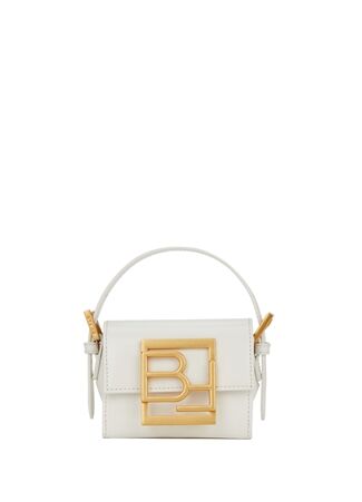 By Far Kadın Beyaz Logo Detaylı Deri Çanta Eu