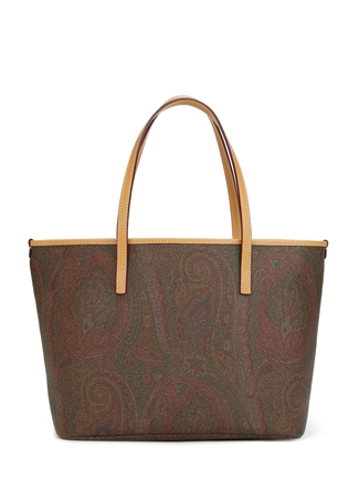 Etro Kadın Kahverengi Şal Desenli El Çantası EU