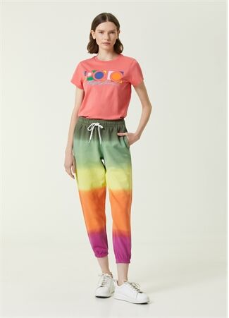 Polo Ralph Lauren Kadın Degrade Batik Desenli Eşofman Altı XS EU