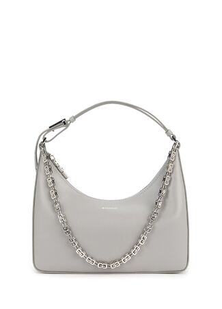 Givenchy Kadın Small Cut Out Gri Deri Omuz Çantası EU