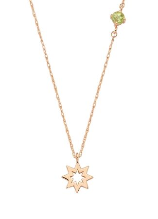 Bee Goddess Kadın Venus Star Altın Rengi Kolye Pembe EU Bee Goddess Kadın Venus Star Altın Rengi Kolye Pembe EU