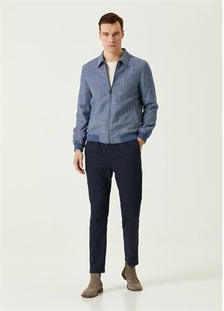 Pal Zileri Erkek Mavi Yün Mont 54 IT