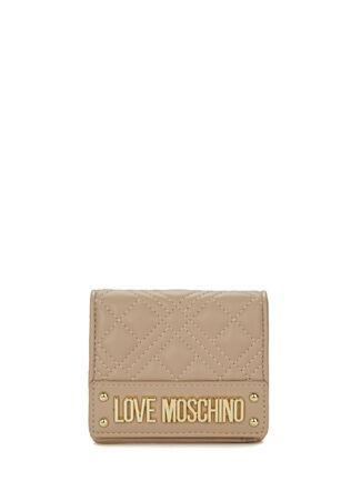 Love Moschino Kadın Nude Logo Detaylı Cüzdan Pembe EU