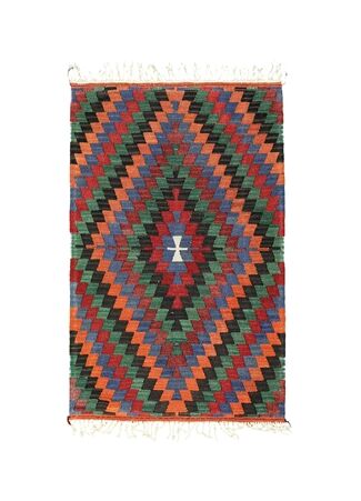 Soho Antiq Tiara El Dokuması Desenli 81x129 cm Yün Kilim Çok Renkli Soho Antiq Tiara El Dokuması Desenli 81x129 cm Yün Kilim Çok Renkli