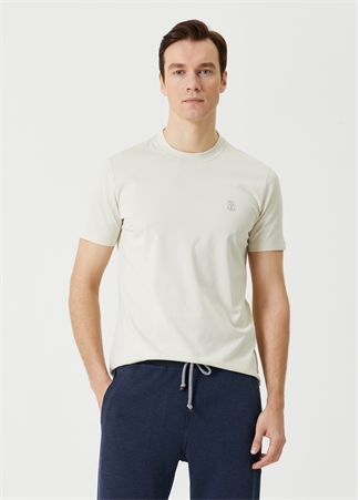 Brunello Cucinelli Erkek Sarı Logo Detaylı T-shirt 54 IT Brunello Cucinelli Erkek Sarı Logo Detaylı T-shirt 54 IT
