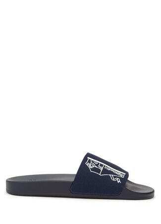 Brunello Cucinelli Erkek Lacivert Baskılı Terlik 40 EU Brunello Cucinelli Erkek Lacivert Baskılı Terlik 40 EU