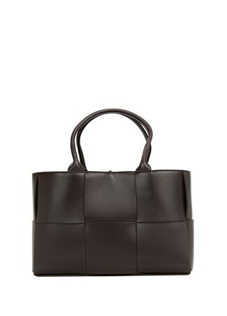 Bottega Veneta Kadın Arco Kahverengi Deri Çanta EU