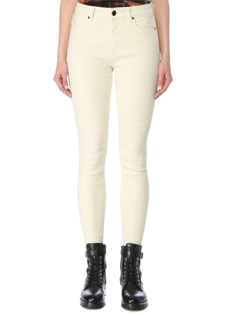 Allsaints Kadın Miller Beyaz Normal Bel Skinny Jean Pantolon 24 US Allsaints Kadın Miller Beyaz Normal Bel Skinny Jean Pantolon 24 US