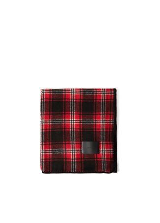 Beymen Hediye Kırmızı Siyah Ekoseli Battaniye