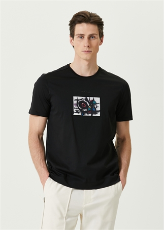 Limitato Erkek Siyah Baskılı Basic T-shirt S Eu Limitato Erkek Siyah Baskılı Basic T-shirt S Eu