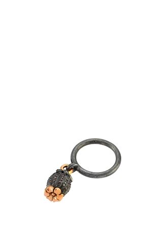 Aida Bergsen Kadın FloraDangle Pırlanta ve Mor Pırlantalı Yüzük EU