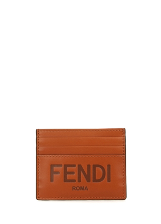 Fendi Erkek Taba Logolu Deri Kartlık Kahverengi EU Fendi Erkek Taba Logolu Deri Kartlık Kahverengi EU