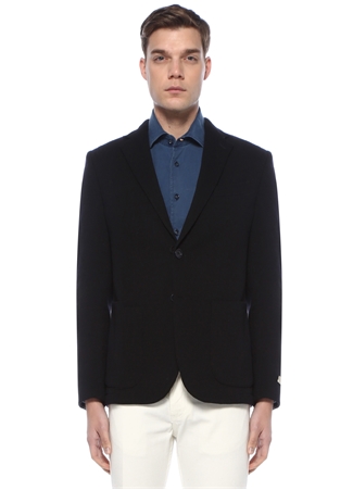 Beymen Collection Erkek Drop 7 Siyah Kelebek Yaka Jersey Ceket 58 EU Beymen Collection Erkek Drop 7 Siyah Kelebek Yaka Jersey Ceket 58 EU