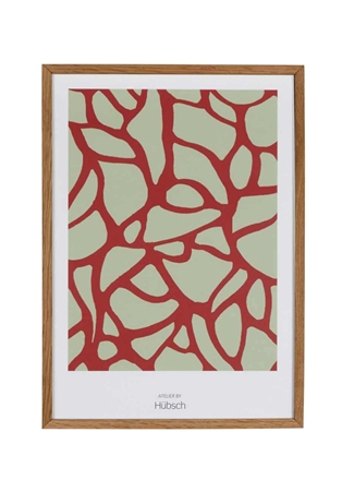 Hübsch Hubsch Medium Geometrik Desenli Resim Bej Hübsch Hubsch Medium Geometrik Desenli Resim Bej