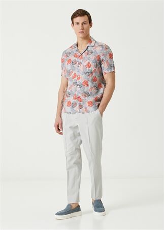 Isaia Erkek Gri Beli Kordonlu Pantolon 54 IT