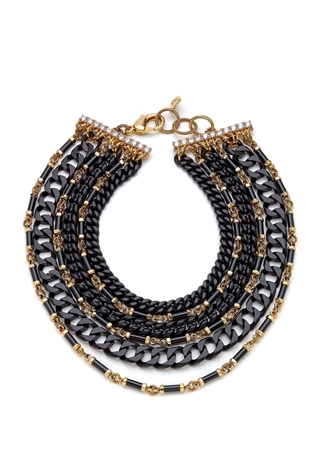 Mon Reve Kadın Cogsworth Zincir Formu Altın Rengi Kolye Siyah EU Mon Reve Kadın Cogsworth Zincir Formu Altın Rengi Kolye Siyah EU