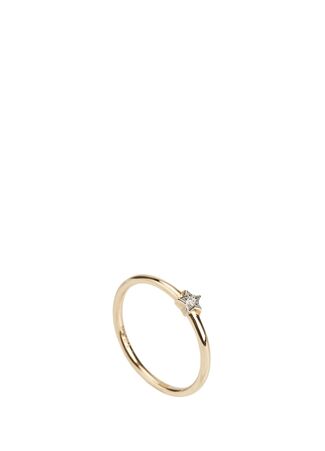 Collection-Ruel Design Kadın Pırlantalı Altın Rengi Yüzük EU Collection-Ruel Design Kadın Pırlantalı Altın Rengi Yüzük EU