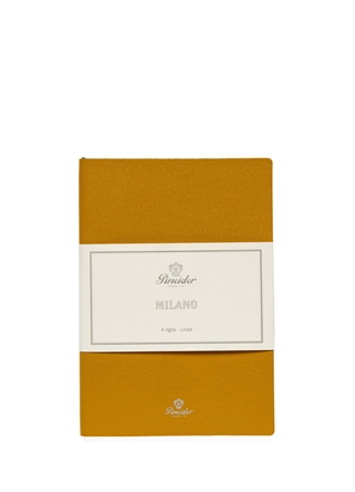 Pineider Erkek Medium Milano Hardal Defter Sarı Eu Pineider Erkek Medium Milano Hardal Defter Sarı Eu