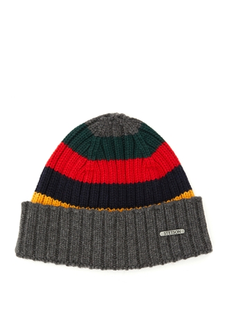 Stetson Erkek Colorblocked Şeritli Bere EU Stetson Erkek Colorblocked Şeritli Bere EU