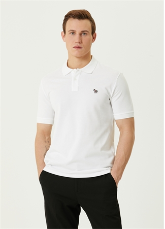 Ps By Paul Smith Erkek Beyaz Polo Yaka Organik Pamuk T-shirt Xs Eu Ps By Paul Smith Erkek Beyaz Polo Yaka Organik Pamuk T-shirt Xs Eu