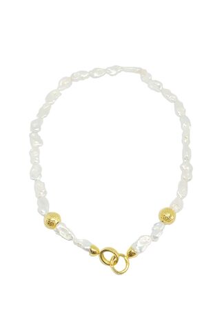 Linya Jewellery Kadın Dora İncili Gümüş Rengi Kolye EU Linya Jewellery Kadın Dora İncili Gümüş Rengi Kolye EU