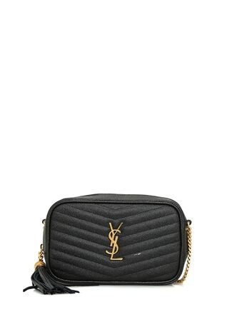 Kadın Siyah Kapitoneli Deri Omuz Çantası EU Kadın Siyah Kapitoneli Deri Omuz Çantası EU