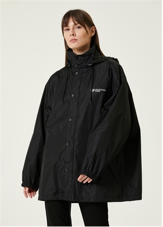 Balenciaga Kadın Siyah Kapüşonlu Yağmurluk 36 IT Balenciaga Kadın Siyah Kapüşonlu Yağmurluk 36 IT