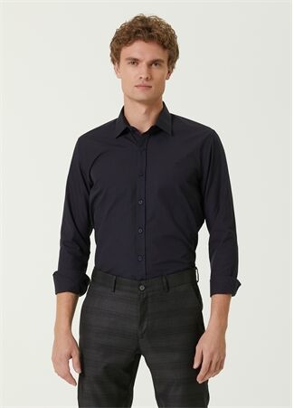 Beymen Club Erkek Slim Fit Siyah Gömlek S EU