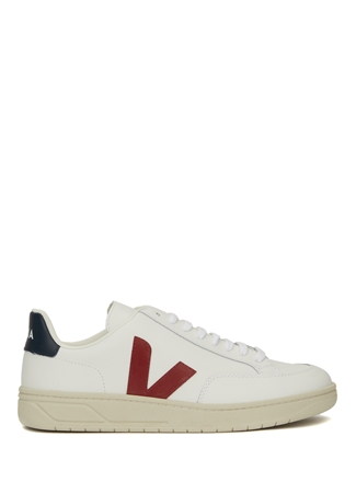 Veja Erkek V 2 Beyaz Kırmızı Deri Sneaker 43 EU