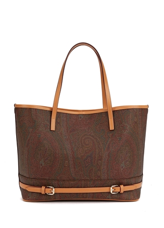 Etro Kadın Colorblocked Etnik Desenli Çanta EU Etro Kadın Colorblocked Etnik Desenli Çanta EU