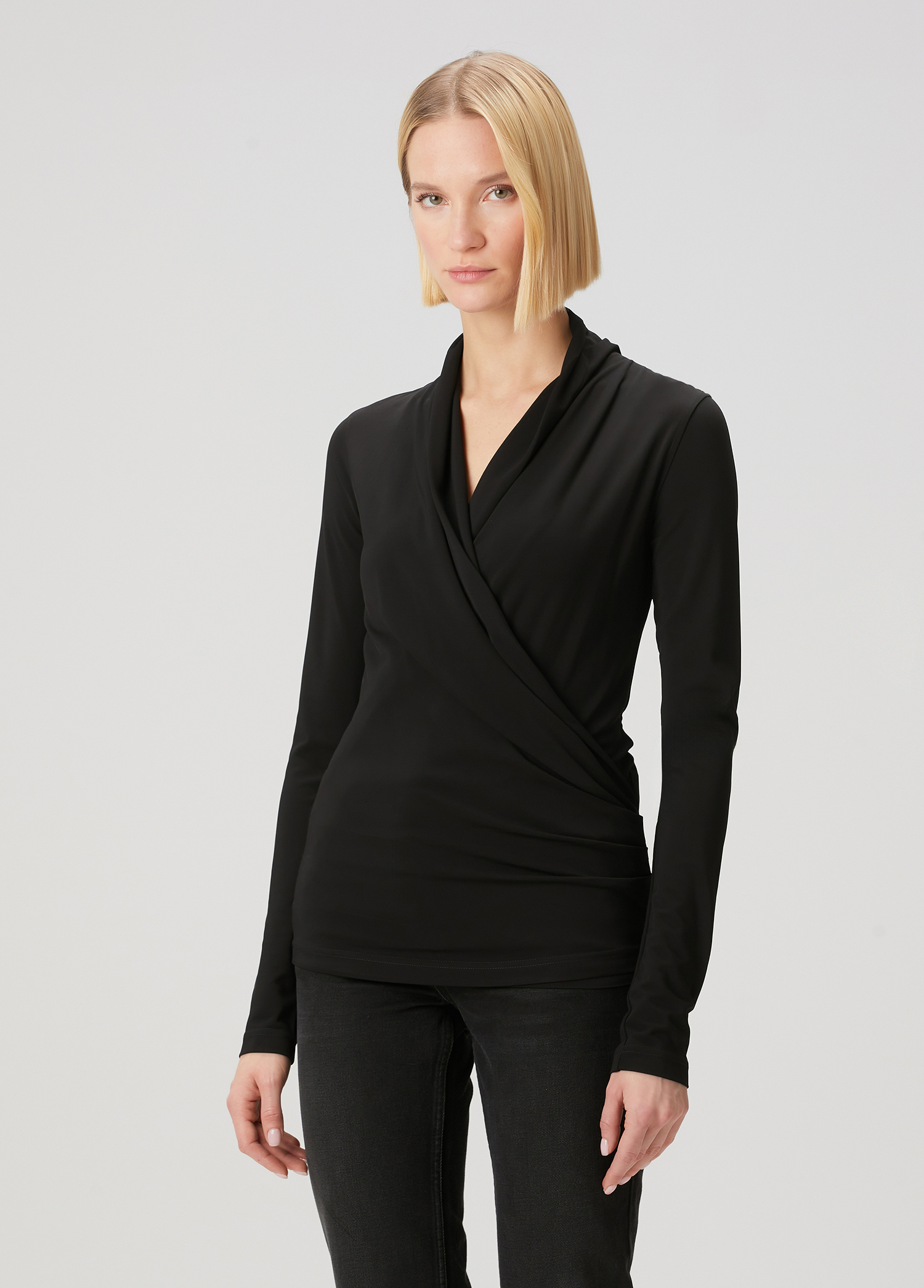 Toteme - Black Double-Breasted Blouse