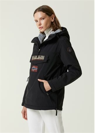 Napapijri Kadın Rainforest Pocket 3 Siyah Mont S EU