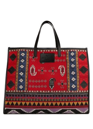 Etro Kadın Etnik Desenli Büyük Boy El Çantası EU