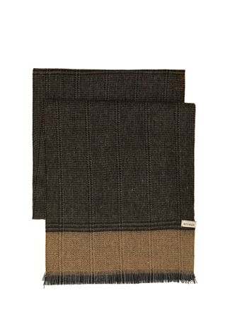 Beymen Erkek Kahverengi Bej Ekoseli Atkı EU