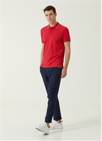 Beymen Collection Erkek Lacivert Beli Kordonlu Keten Pantolon 46 IT Beymen Collection Erkek Lacivert Beli Kordonlu Keten Pantolon 46 IT