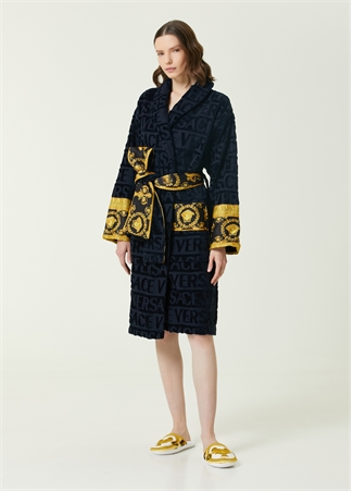 Versace I Love Baroque Mavi Bornoz Versace I Love Baroque Mavi Bornoz