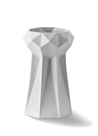 Esma Dereboy Vezir Fildişi Parlak Seramik Obje Bej