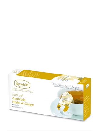 RONNEFELDT Ayurveda Herbs&Ginger Bitki Harman Çayı Sarı EU RONNEFELDT Ayurveda Herbs&Ginger Bitki Harman Çayı Sarı EU