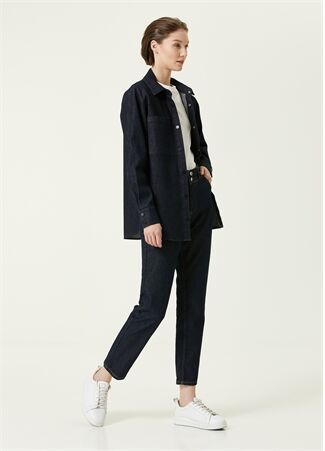 Beymen Kadın Lacivert Boru Paça Jean Pantolon 36 EU