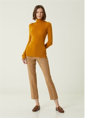 Etro Kadın Regular Fit Bej Yün Pantolon 40 IT